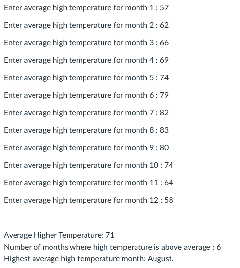 Solved Write a program Temprature.java that reports the | Chegg.com