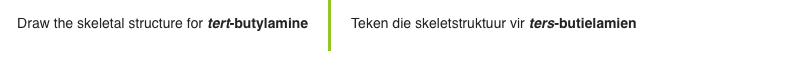 Solved Draw the skeletal structure for tert-butylamine | Chegg.com