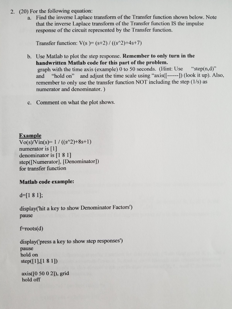 Solved Analog Signal Processing & Filter Design Please | Chegg.com