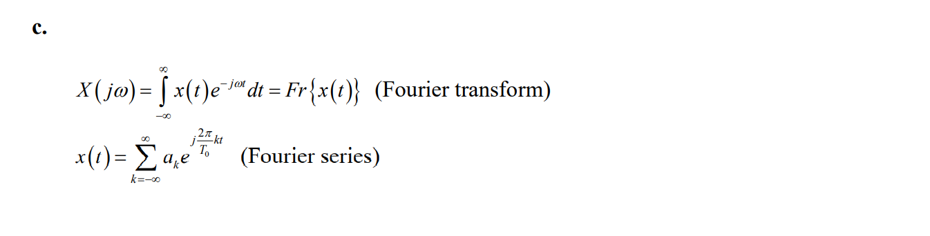 Solved Derive Fourier series from Fourier transform and | Chegg.com