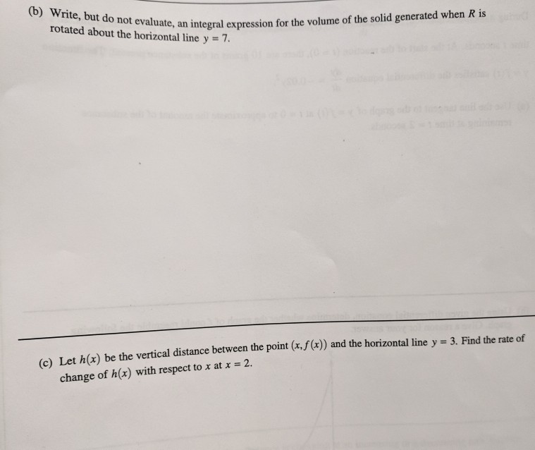 Solved 6 t 2. Let R be the shaded region bounded by the | Chegg.com
