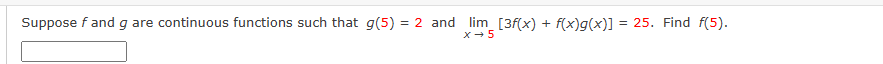 Solved Suppose f and g are continuous functions such that | Chegg.com