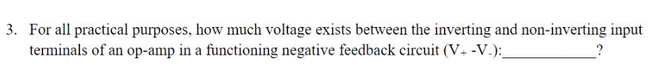 Solved For all practical purposes, how much voltage exists | Chegg.com