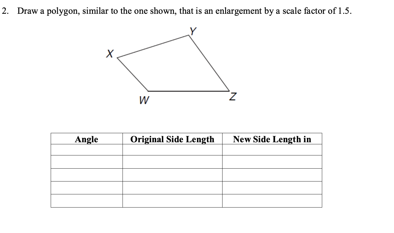 Solved Draw a polygon, similar to the one shown, that is an | Chegg.com