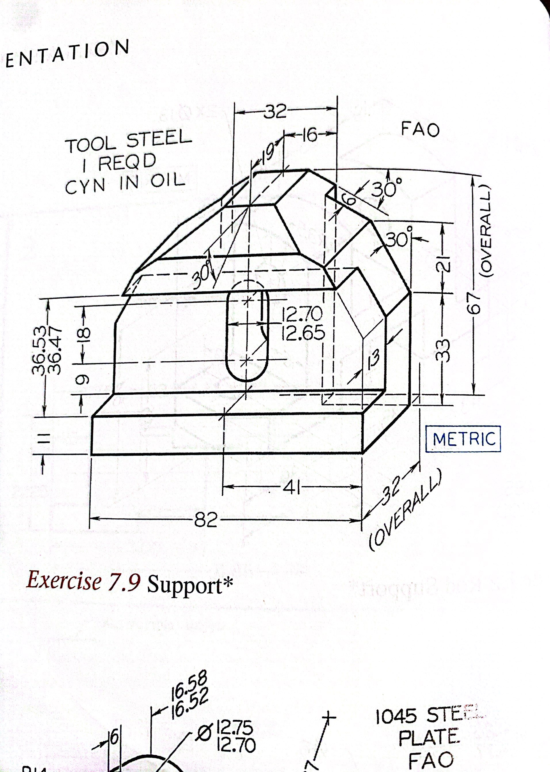 Solved Sketch or draw necessary views. These exercises are | Chegg.com