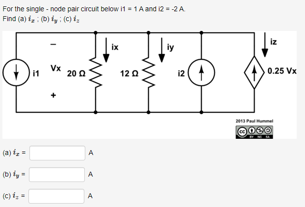 Solved For the single - node pair circuit below i 1=1 A and | Chegg.com Solved For the single - node pair circuit below i 1=1 A and | Chegg.com