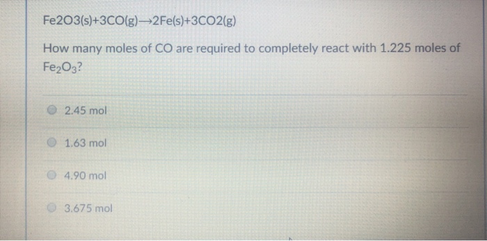 Solved 4 Fe(s) + 302(g)>2Fe2O3(g) In a certain reaction, | Chegg.com