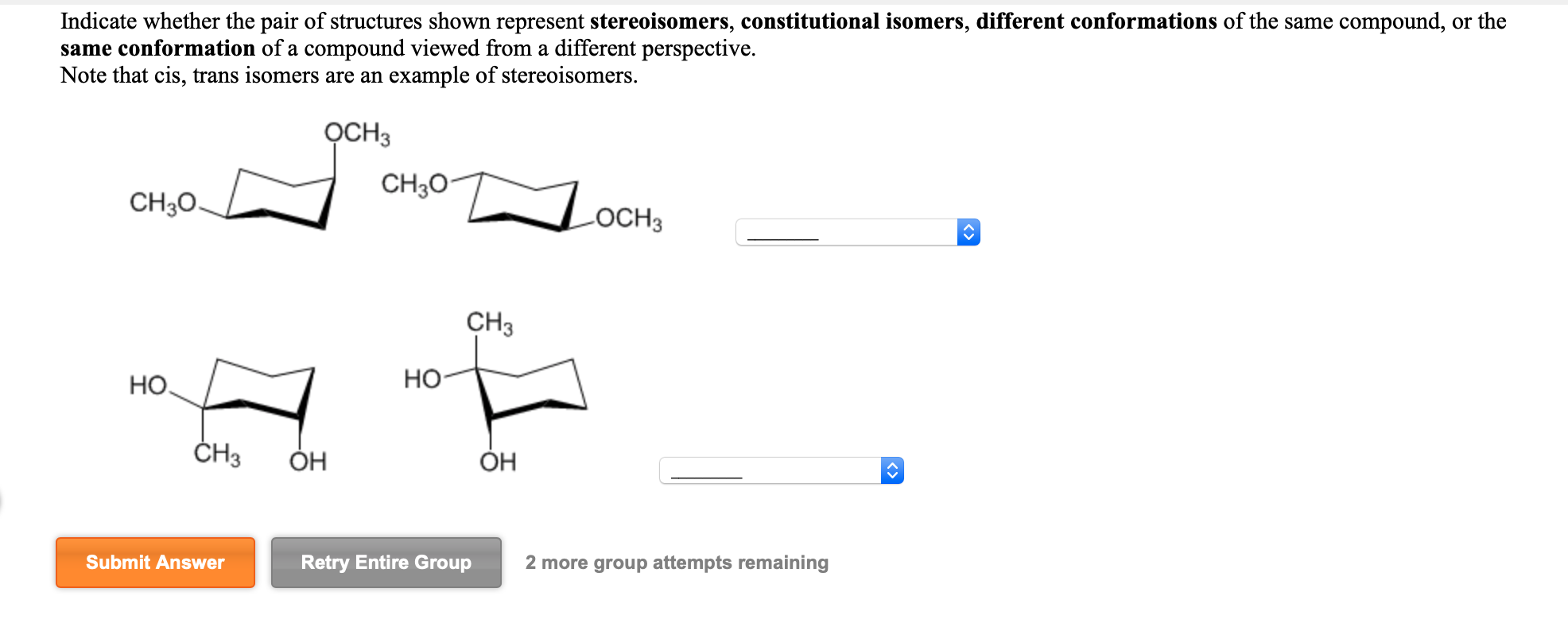 Solved Indicate whether the pair of structures shown | Chegg.com