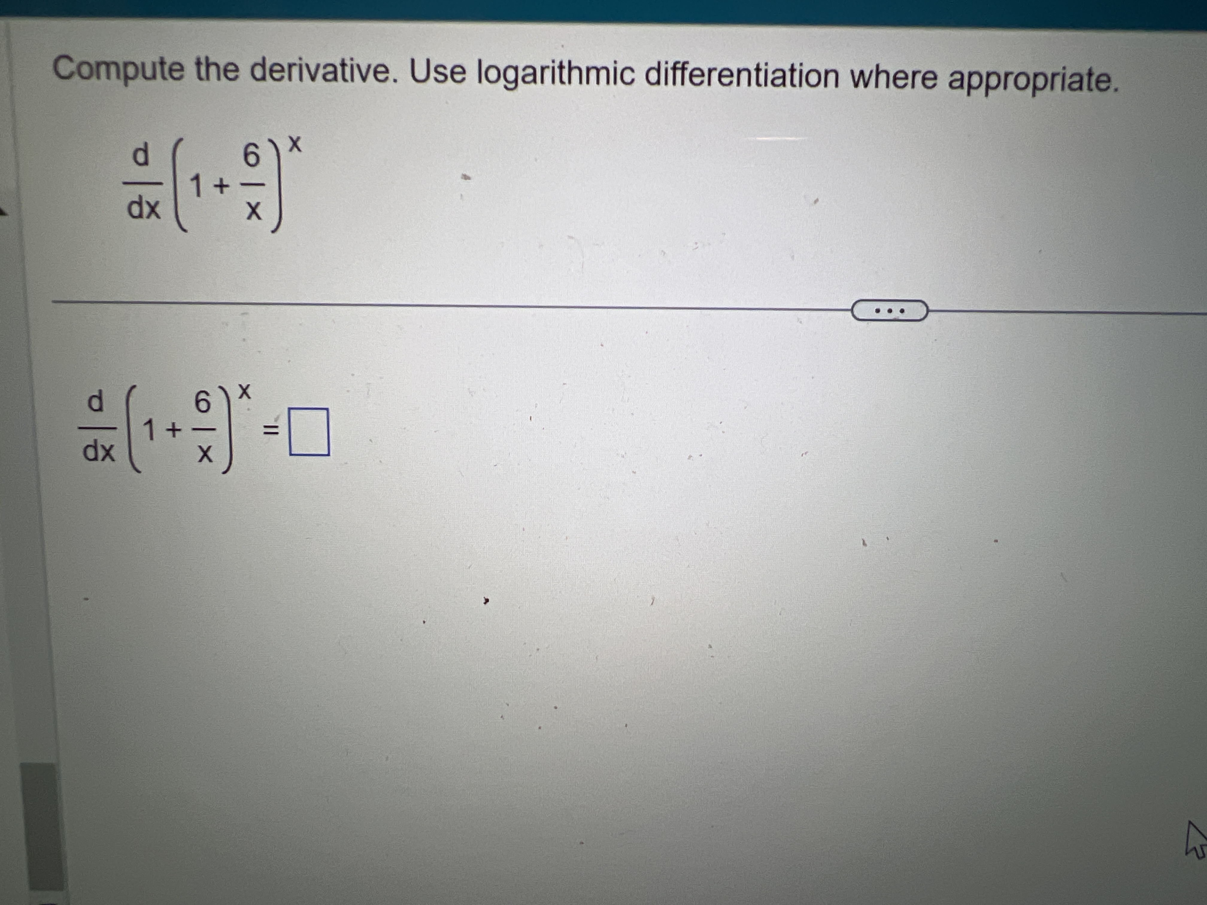 Solved Compute the derivative. Use logarithmic | Chegg.com
