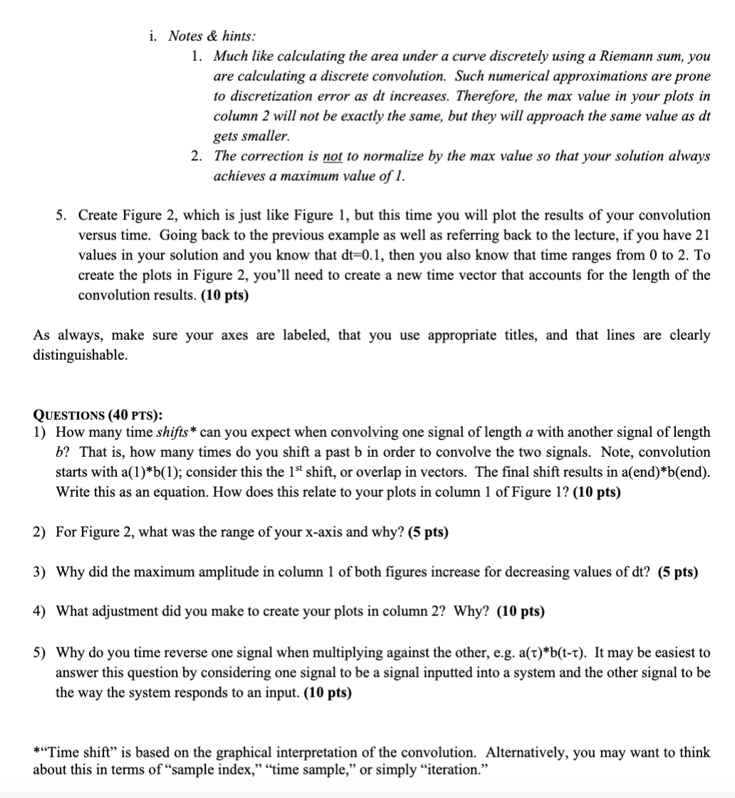 Solved Graphical CONVOLUtion (60 PTS) Write a function that | Chegg.com