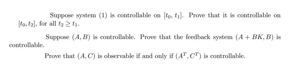 Solved Consider the time-varying continuous-time system | Chegg.com