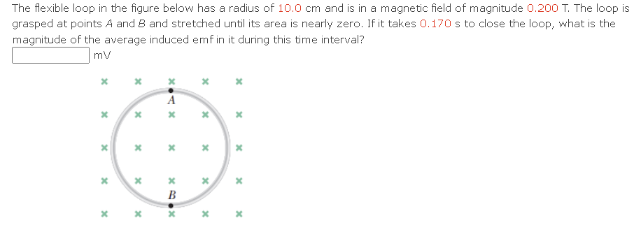Solved The flexible loop in the figure below has a radius of | Chegg.com