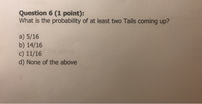 Solved PROBLEM 2. Consider the following experiment: a fair | Chegg.com