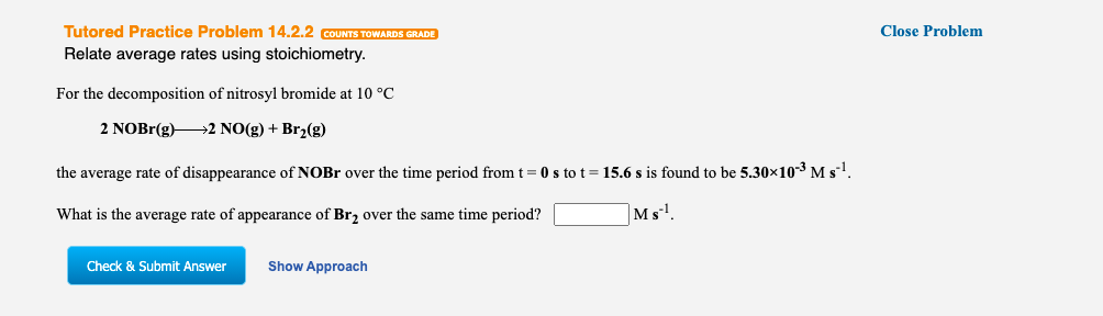 Solved Close Problem Tutored Practice Problem 14.2.1 COUNTS | Chegg.com