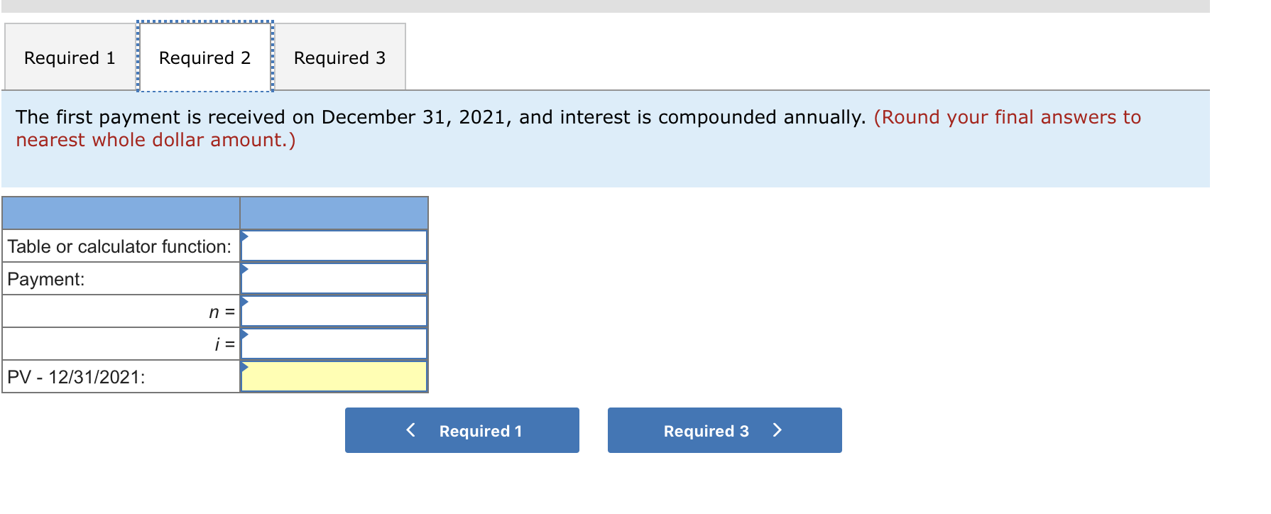 Solved 10 Using the appropriate present value table and | Chegg.com