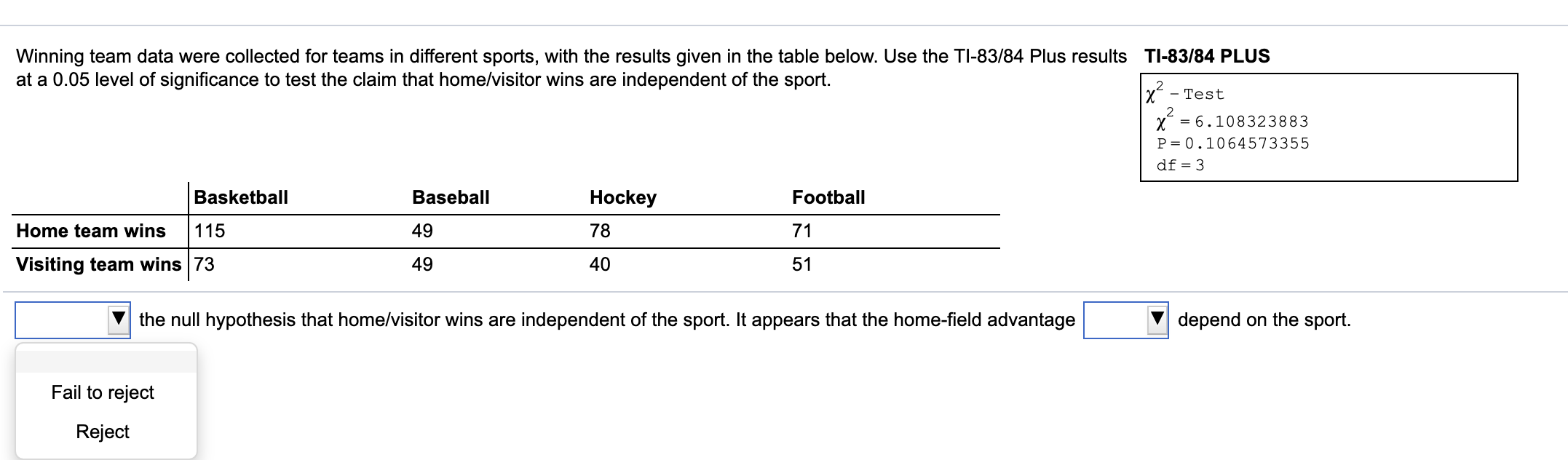 Solved The following table represents the number of absences | Chegg.com