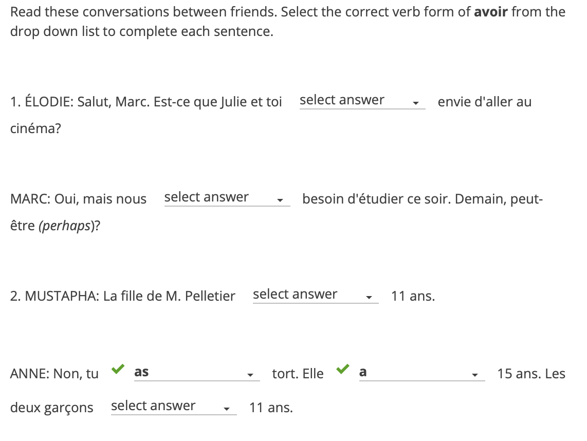 Read these conversations between friends. Select the | Chegg.com
