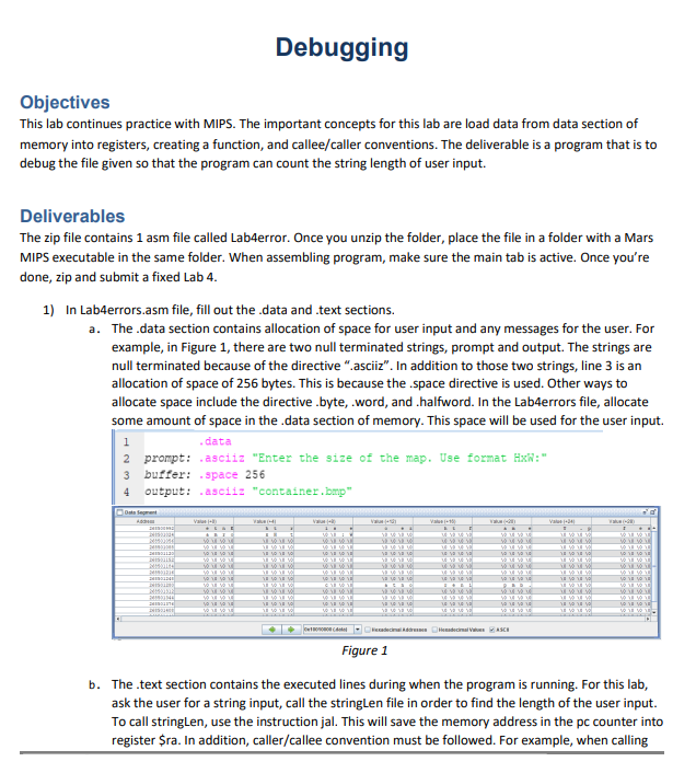 Solved Debugging Objectives This Lab Continues Practice With