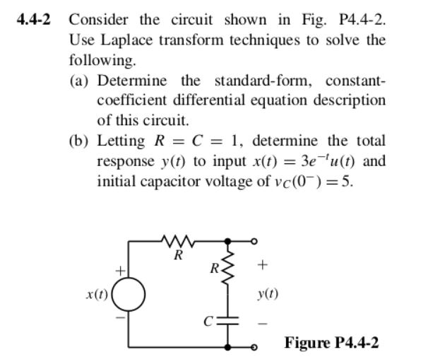 Solved 4.4-2 Consider the circuit shown in Fig. P4.4-2. Use | Chegg.com