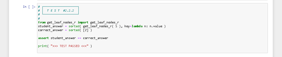 Solved RUN THE FOLLOWING CODE CELL to create class bt_node I | Chegg.com
