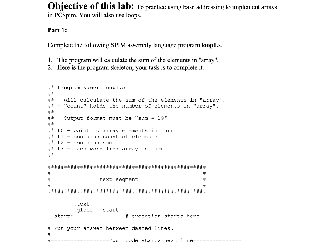 Solved Objective of this lab: To practice using base | Chegg.com