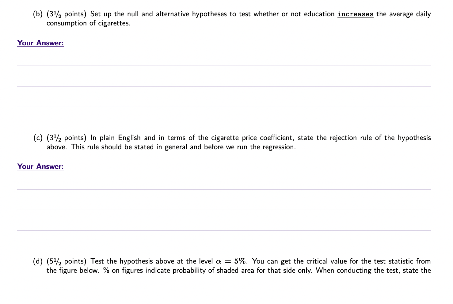 Solved Interpretation and hypothesis testing of regression | Chegg.com