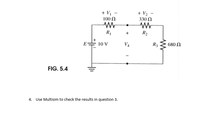 Solved 1. Applying Kirchhoff voltage law determine the | Chegg.com