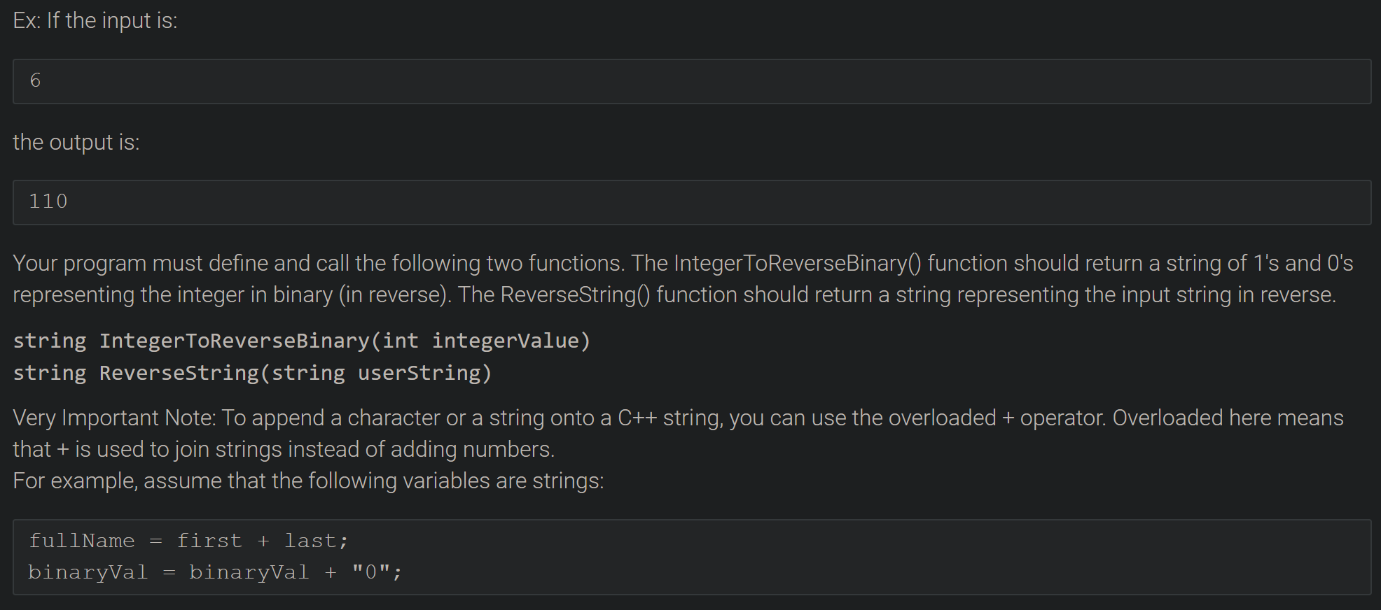 Solved 534 Clone Of Lab Convert To Binary Functions 