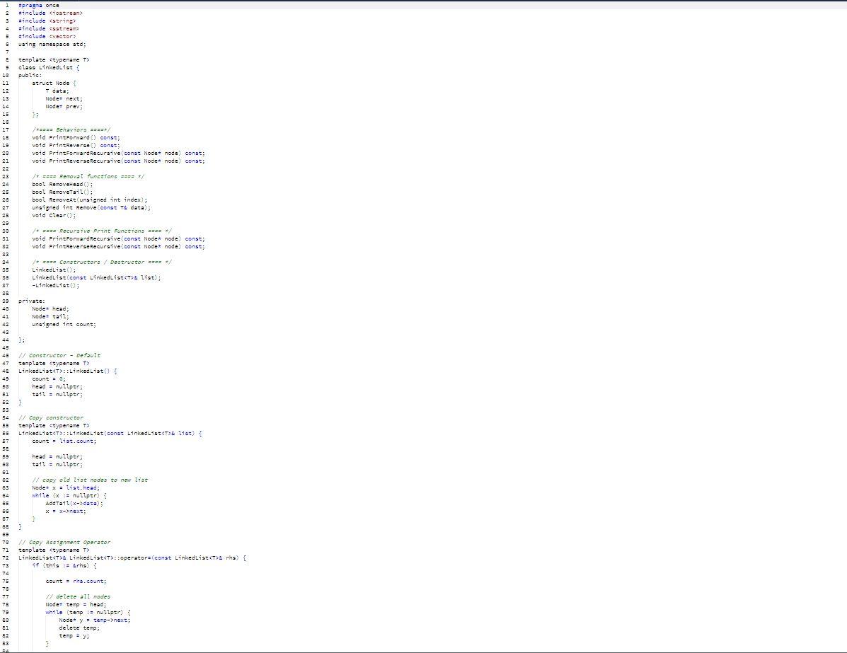 Solved Need help in this last part implementing various | Chegg.com