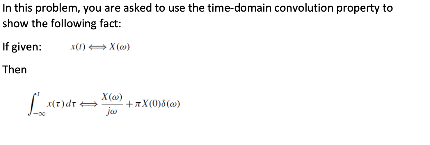 Solved In this problem, you are asked to use the time-domain | Chegg.com