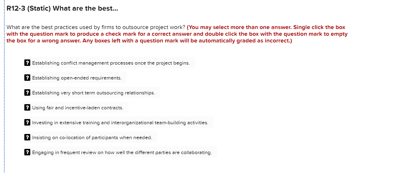 Solved R12-3 (Static) What are the best... What are the best | Chegg.com