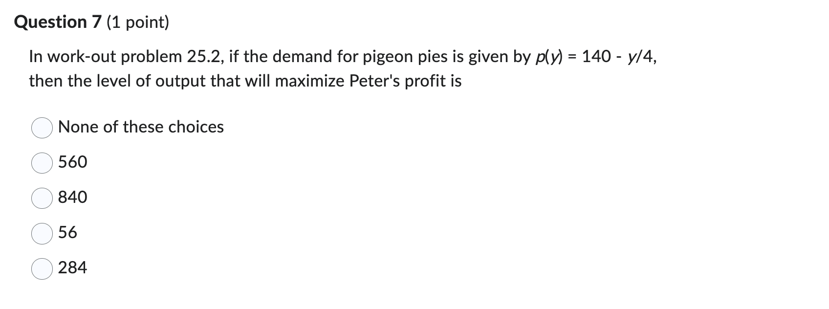 Solved Question 7 (1 ﻿point)In work-out problem 25.2, ﻿if | Chegg.com