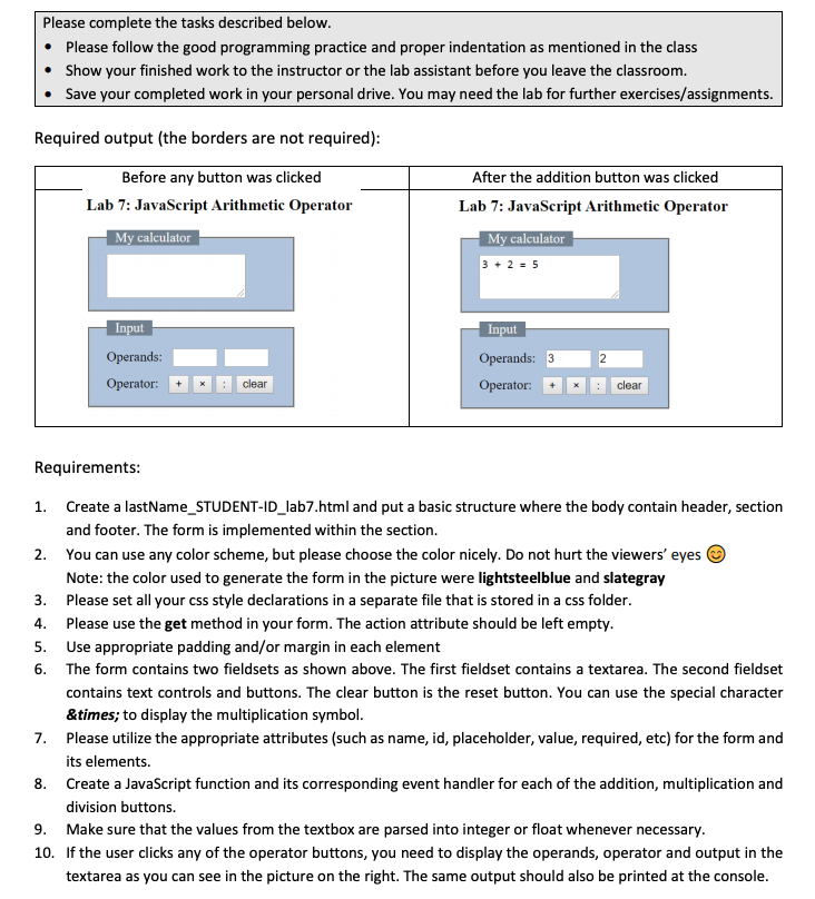 Solved Please complete the tasks described below. • Please | Chegg.com
