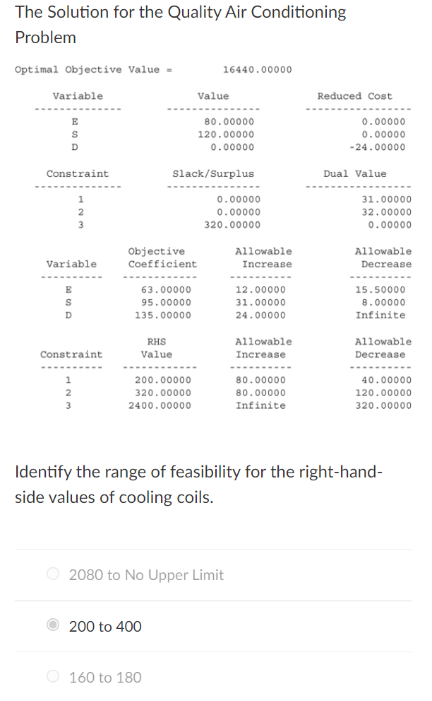 Solved Textbook Question 12 - Quality Air Conditioning | Chegg.com