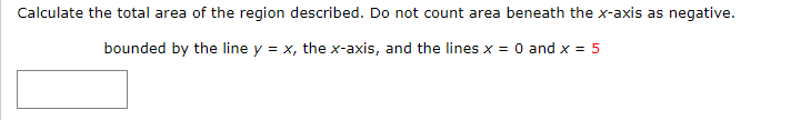 Solved Calculate the total area of the region described. Do | Chegg.com