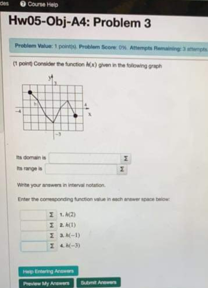 Solved Des Course Heip Hw05 Obj A4 Problem 5 Problem Value