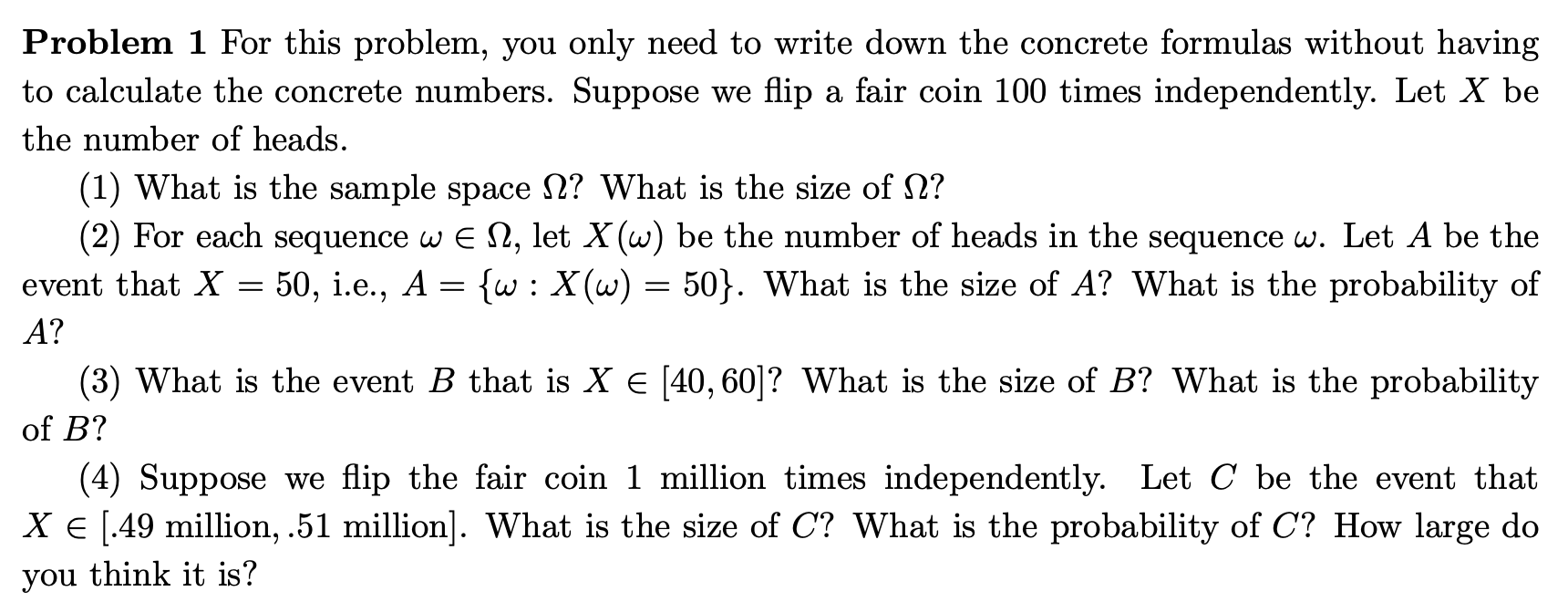 Solved Problem 1 For this problem, you only need to write | Chegg.com