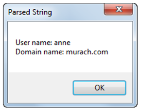 Solved Exercise 9-2 Work with strings In this exercise, | Chegg.com