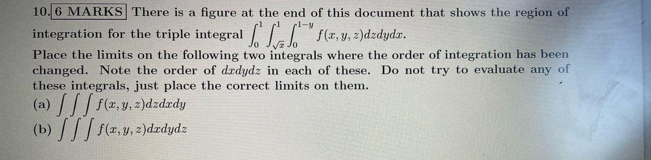 Solved 10.6 MARKS There is a figure at the end of this | Chegg.com