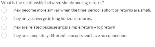Solved What is the relationship between simple and log | Chegg.com