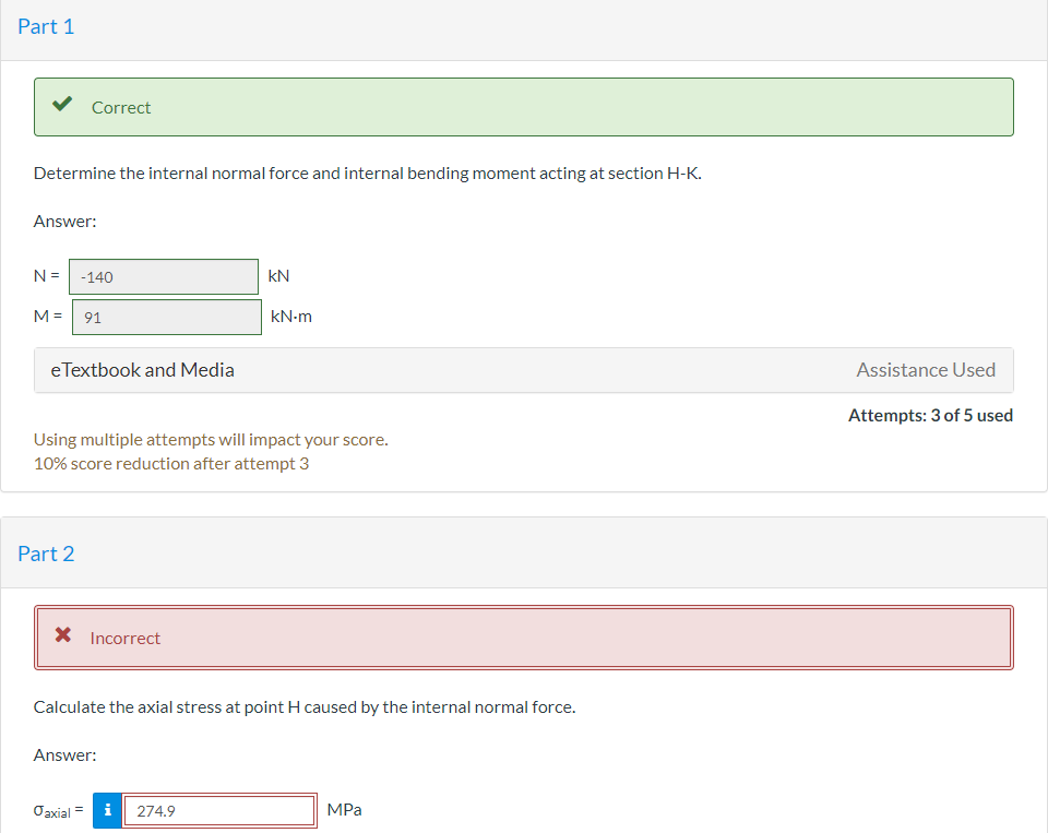 Solved A support column is constructed from two back-to-back | Chegg.com