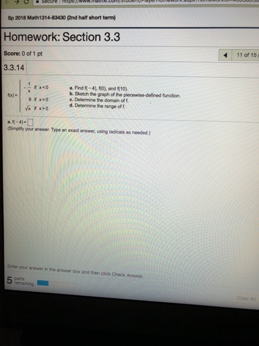 Solved Homework Section 3 3 Score 0 Of 1 Pt 3 3 10 10 Of