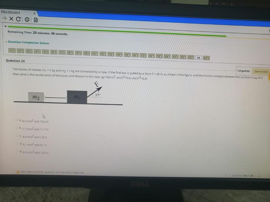 Solved m 1 =3 m 2 =1 F = 40 Two boxes of masses kg and kg | Chegg.com