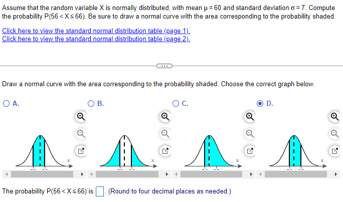 Solved Assume that the random variable X is normally | Chegg.com
