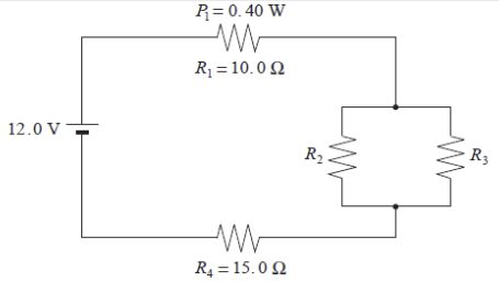 Solved 2.In the circuit below, resistor R1 dissipates 0. 40 | Chegg.com