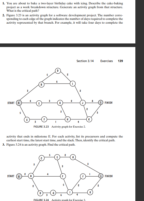 Solved 1. You are about to bake a two-layer birthday cake | Chegg.com