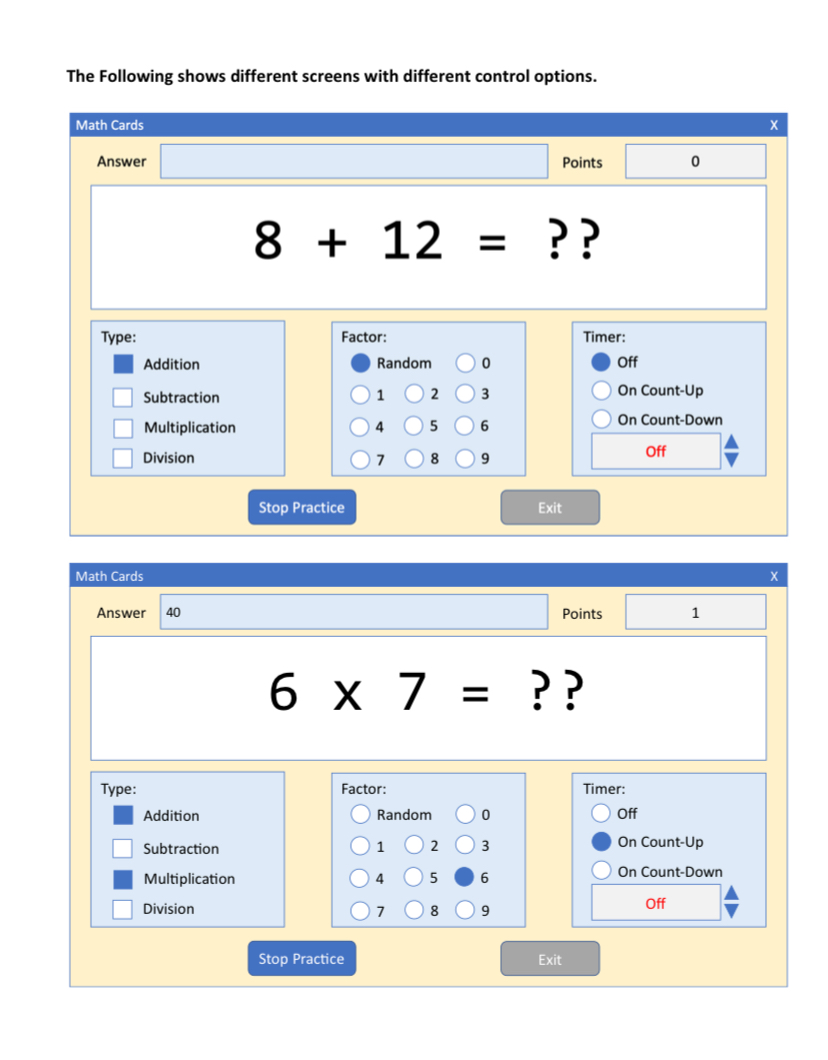 Solved Object Oriented Programing (10636212) Project: Math | Chegg.com