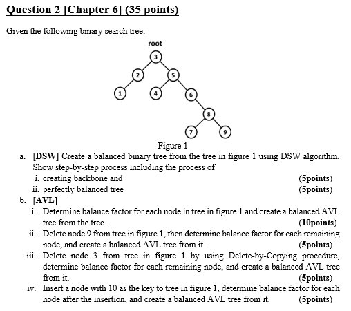 Solved Question 2 [Chapter 6] (35 points) Given the | Chegg.com