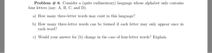 Solved Consider a (quite rudimentary) language whose | Chegg.com