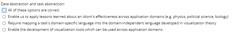 Solved Data abstraction and task abstraction: | All of these | Chegg.com